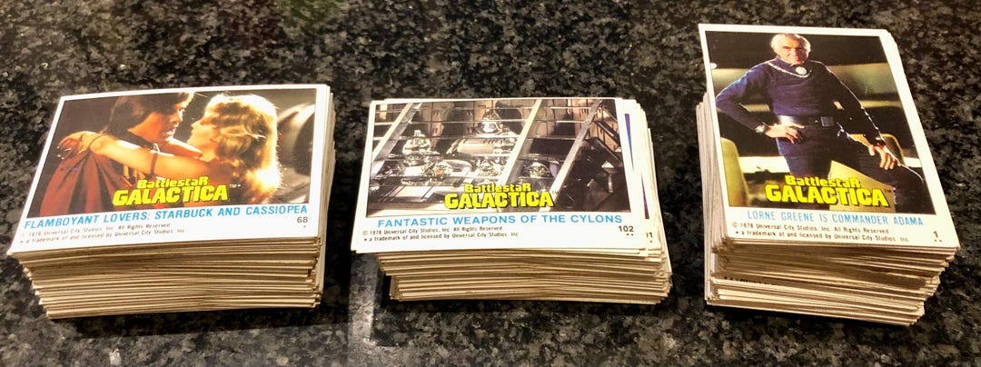 Battlestar Galactica Trade Cards 1978 - Etsy