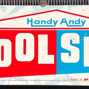Vintage Handy Andy Tool Set Kids Metal Toolbox - Etsy