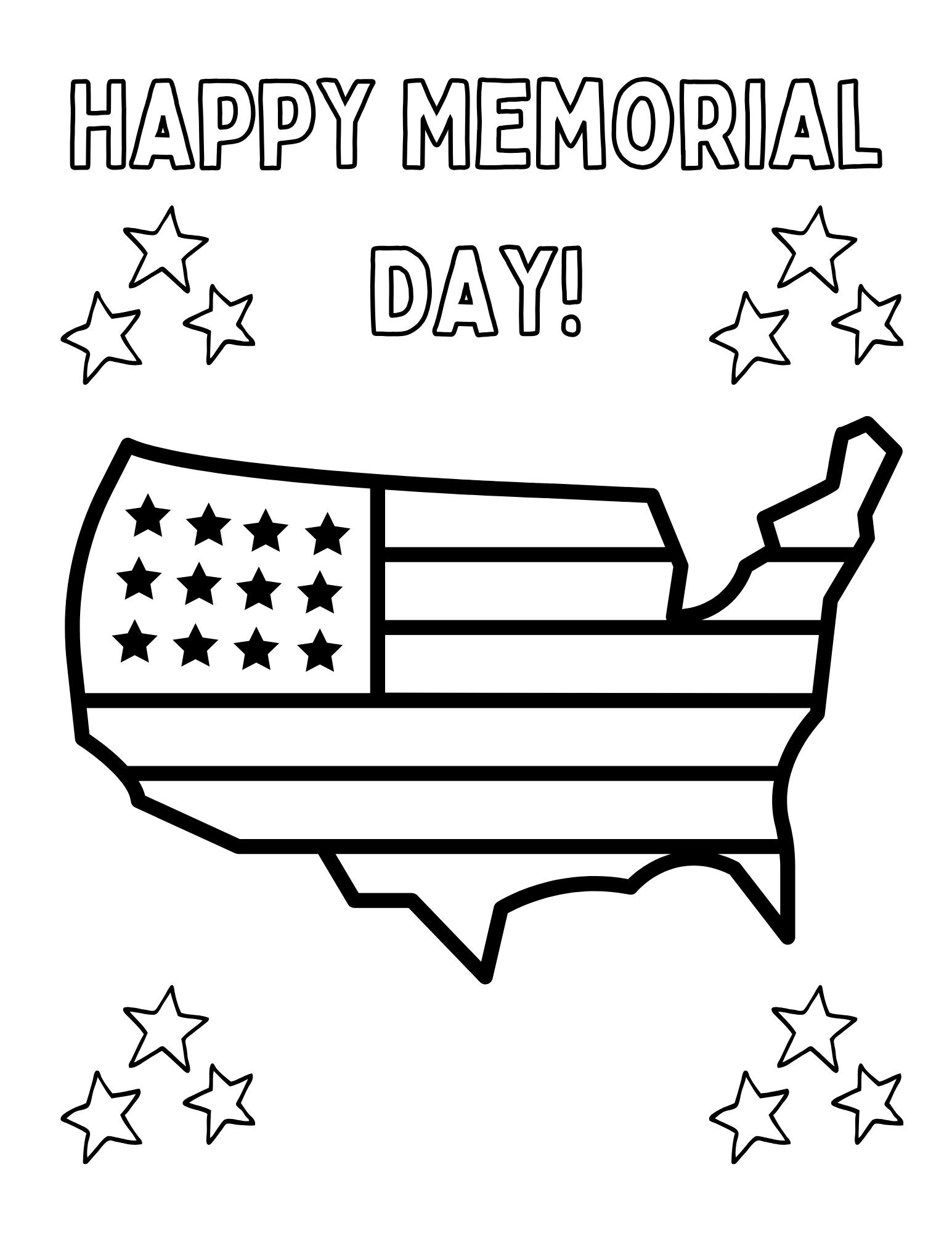Memorial Day Coloring Pages - Etsy