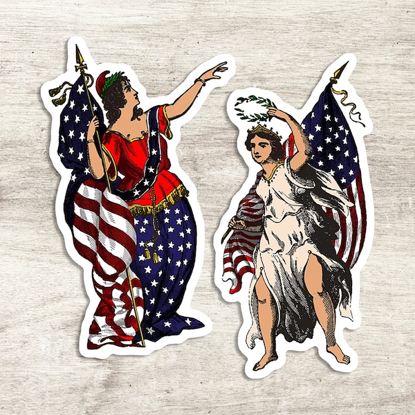 Lady Liberty Sticker - Etsy