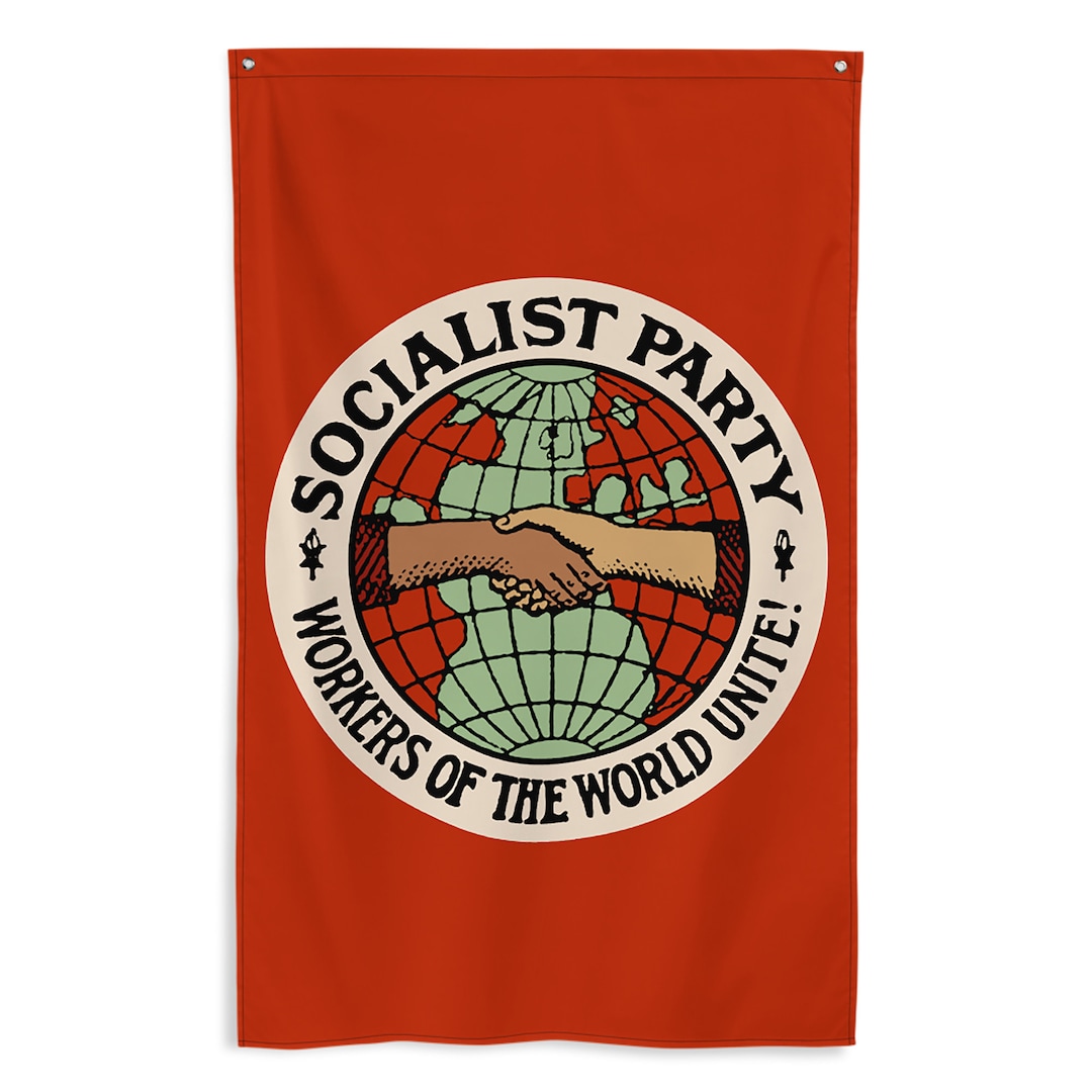 Socialist Flag: Socialist Party | Workers of the World Unite | Retro ...