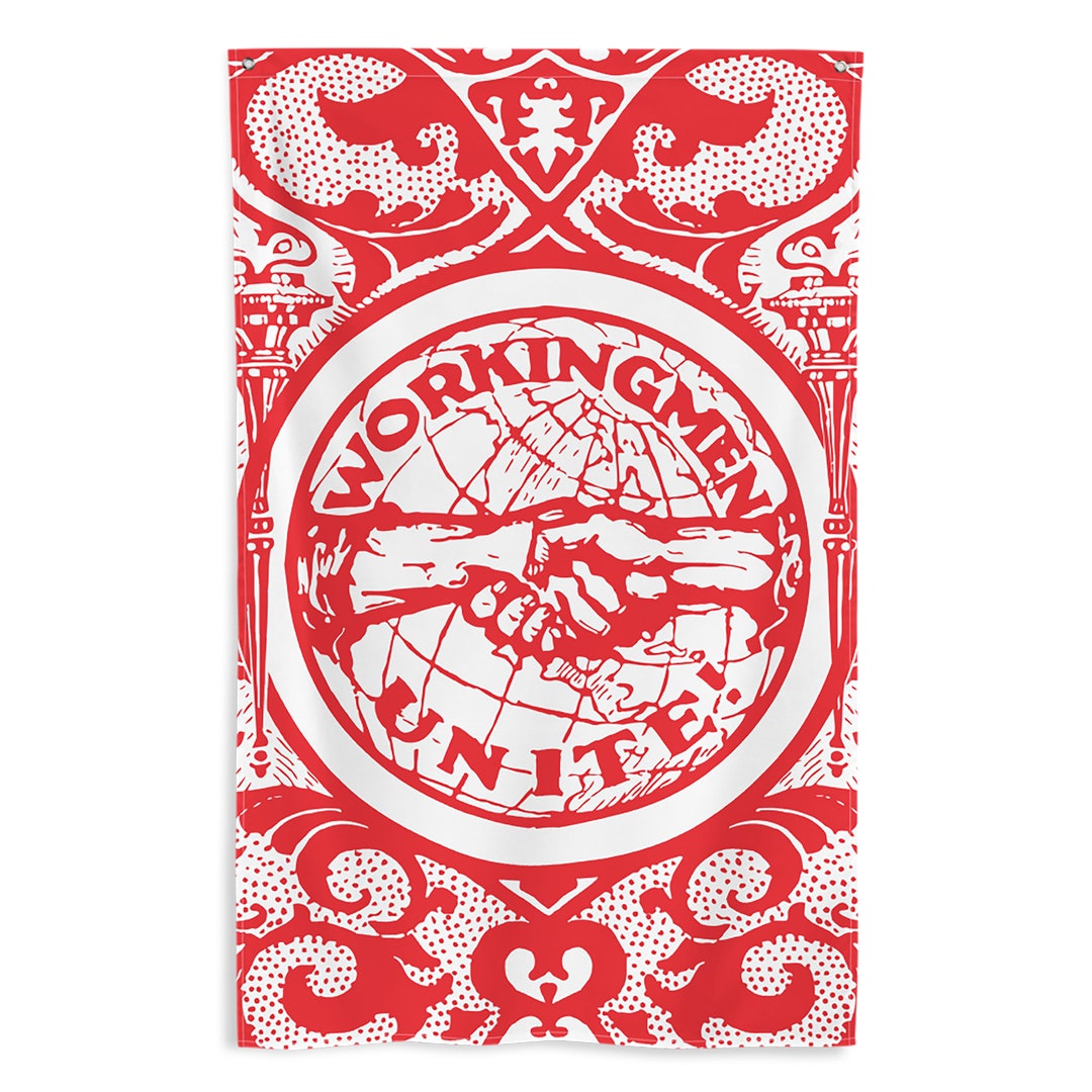 Leftist Flag: Workingmen Unite! | 5x3 Foot Edwardian Socialism, Retro ...