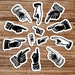 Pointing Fingers Sticker Set 13 Old Fashioned This Way Hand Vinyl ...