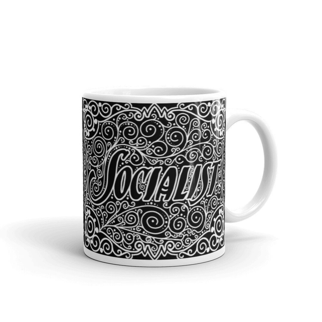 Socialist Mug: Art Nouveau Socialism, Socialist Gift Retro Socialism ...