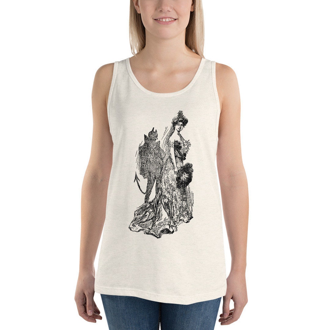 Satan Tank Top, Shady Lady - Devil is in the Details | Unisex Tank Top ...
