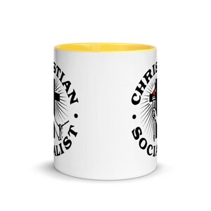 Christian Socialist Mug, Religious Leftist Ceramic Mug, Anti-capitalist ...