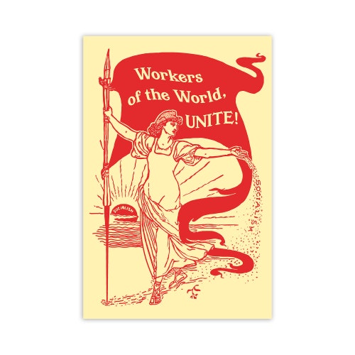 Marxist Poster: Workers of the World Unite Retro Masses - Etsy Ireland