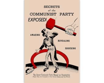 Communist Party Poster - Etsy