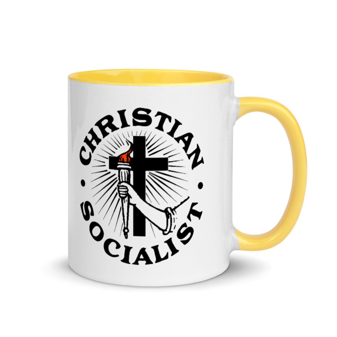 Christian Socialist Mug Religious Leftist Ceramic Mug - Etsy