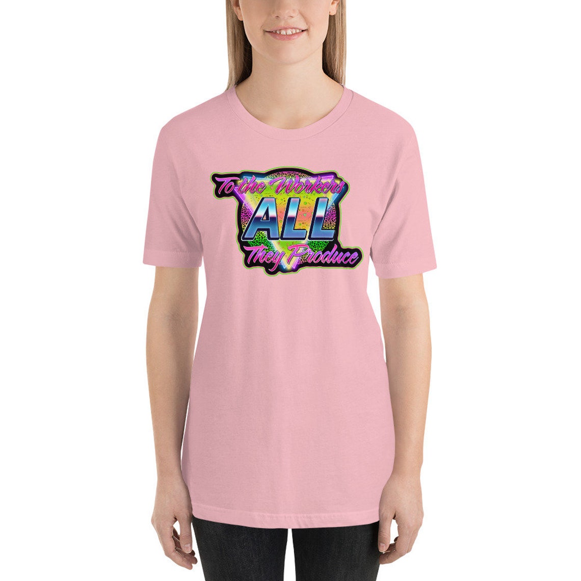 Leftist T-shirt: to the Workers All They Produce Unisex - Etsy