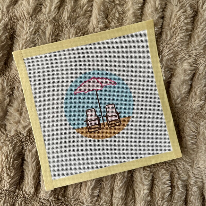 Beach Needlepoint - Etsy