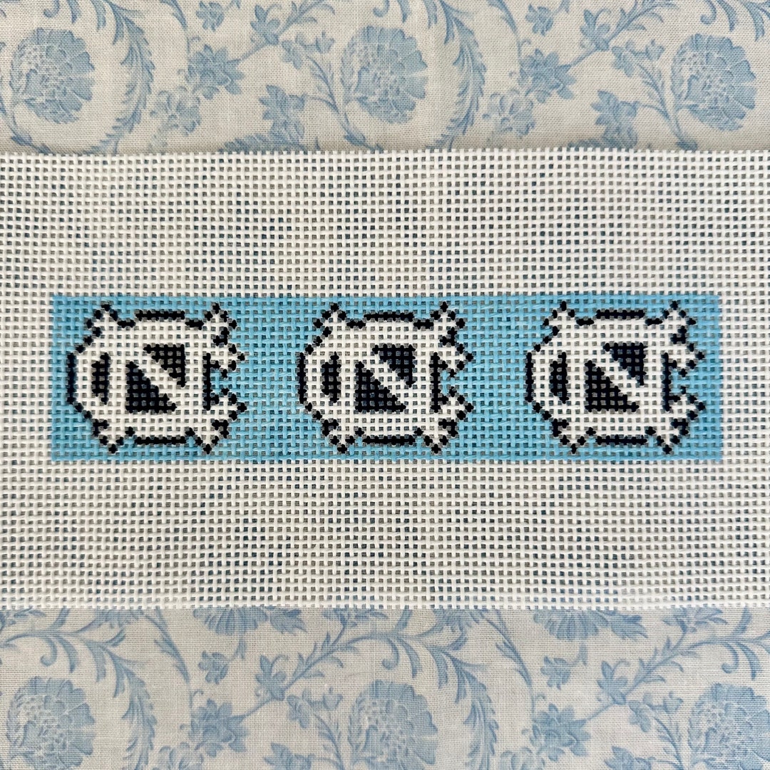 Heels Needlepoint Canvas Key Fob Hand Painted on 13 Count Mesh Canvas ...