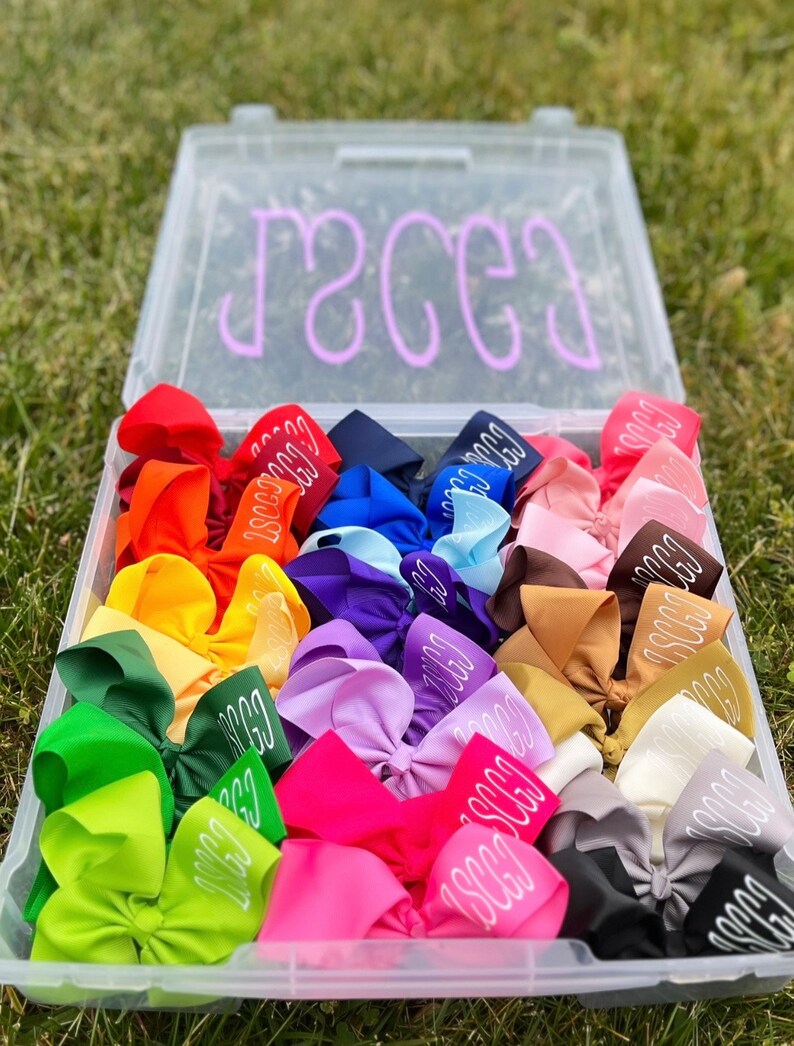 Custom Bow Box - Etsy