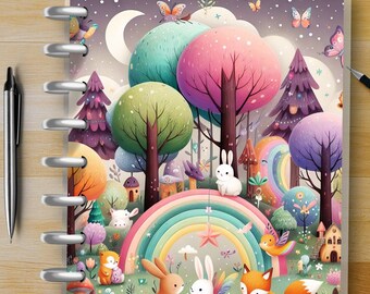 Whimsical Forest 3 Happy Planner Cover Classic Reversible - Etsy