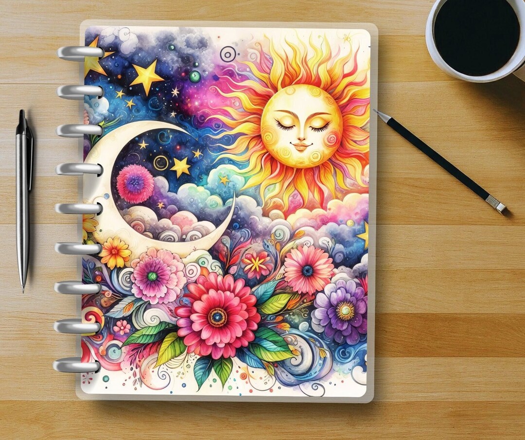 Celestial Landscape #2 - Happy Planner Cover - Classic Size ...