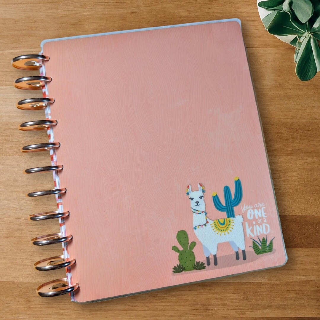 Yo Llama #2 - Happy Planner Custom Laminated Cover - BIG Size ...