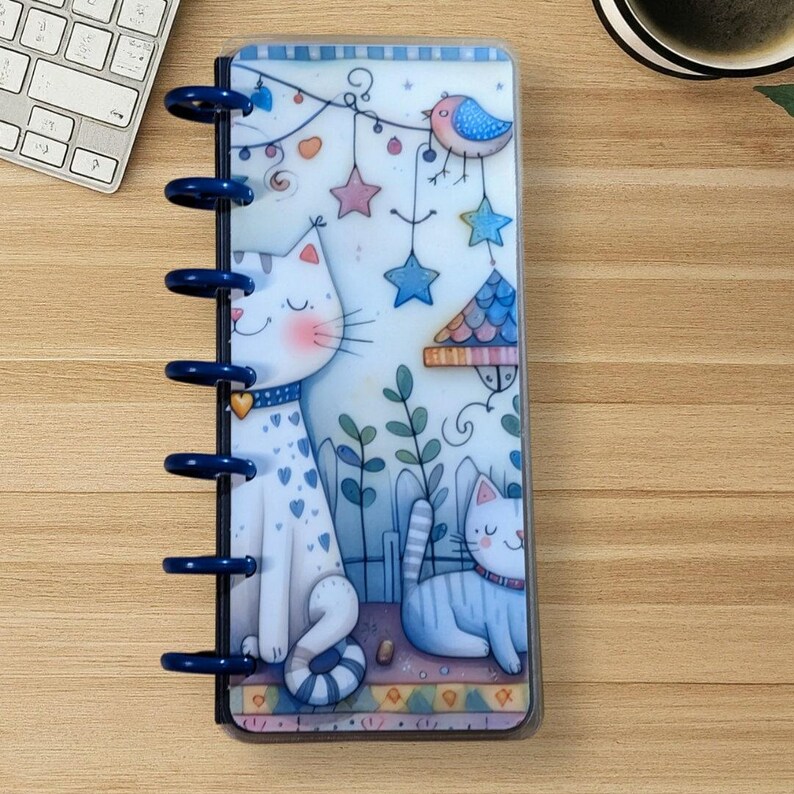 Whimsical Kittens #7 - Happy Planner Custom Laminated Cover - BIG ...