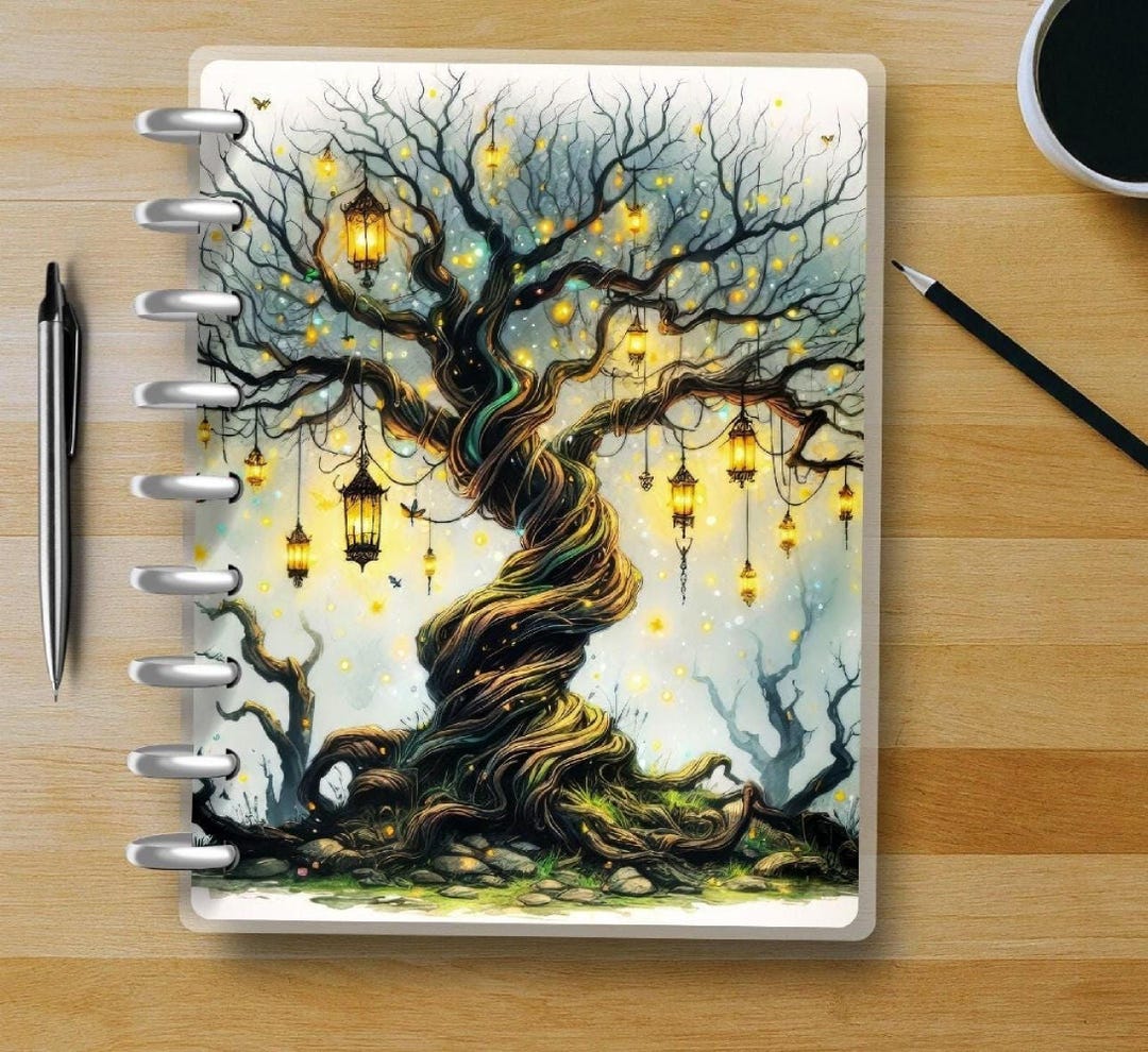 Lantern Tree Happy Planner Cover - Classic, Skinny, Mini - Reversible ...