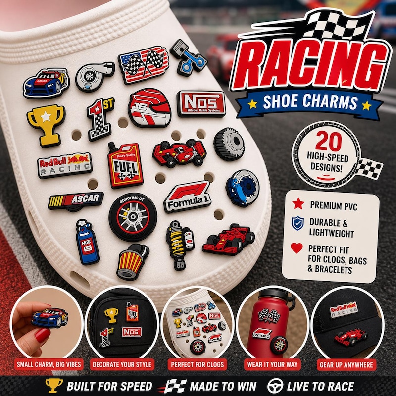 Racing Bag Charms - Etsy