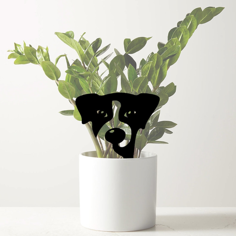 Dog Face Peeker - Outdoor Patio Garden Design Fence Ornament - Etsy