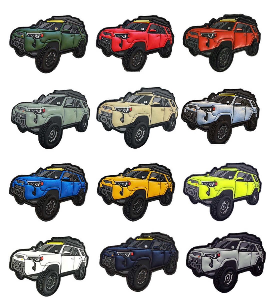 3D PVC Hook and Loop Patches – 4runner 5th Gen Style for Toyota ...