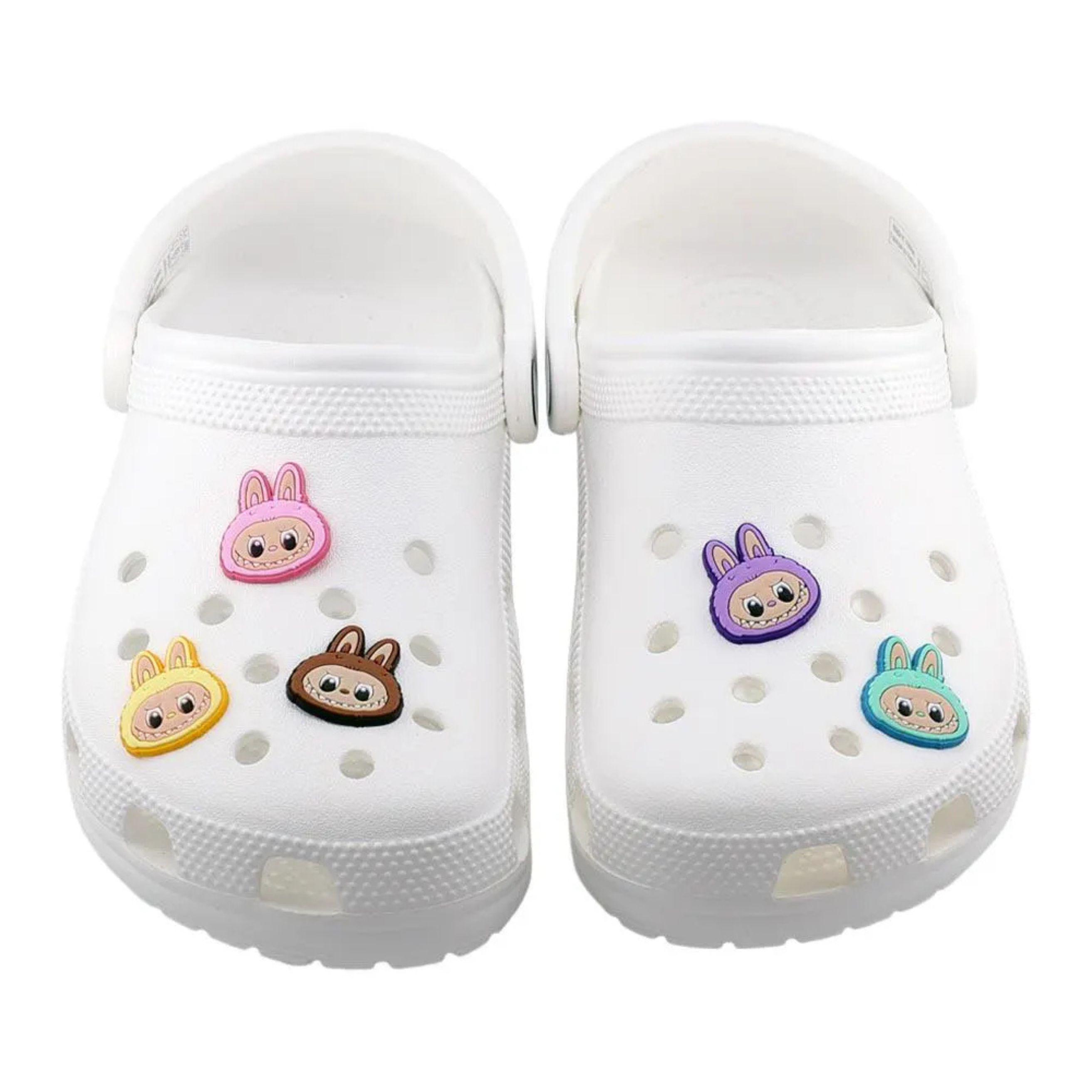 Mischief Bunny Shoe Charms, Pastel PVC Clog Accessories (1.2-1.4 Inches ...