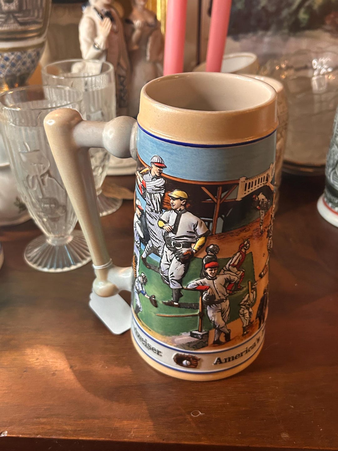 Vintage 1990 Budweiser Collectible Beer Stein, Budweiser Salutes ...