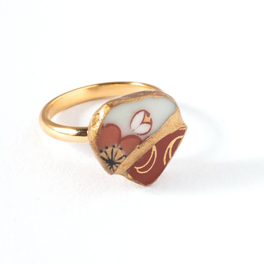 Kintsugi Ring, Kintsugi Jewelry, Wabi Sabi Gift - Etsy