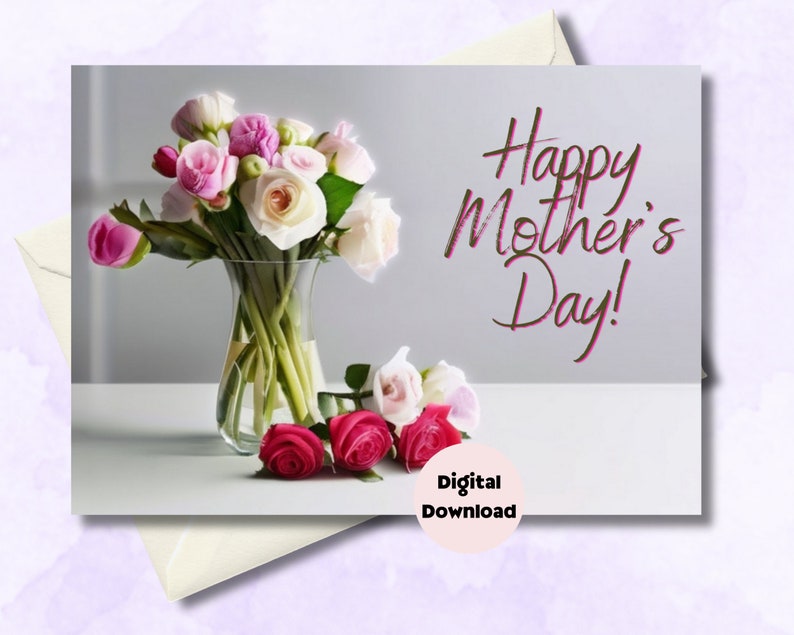 Mother's Day Card Printables, Heartfelt Wishes, Sweet Sentiments, Mom's ...