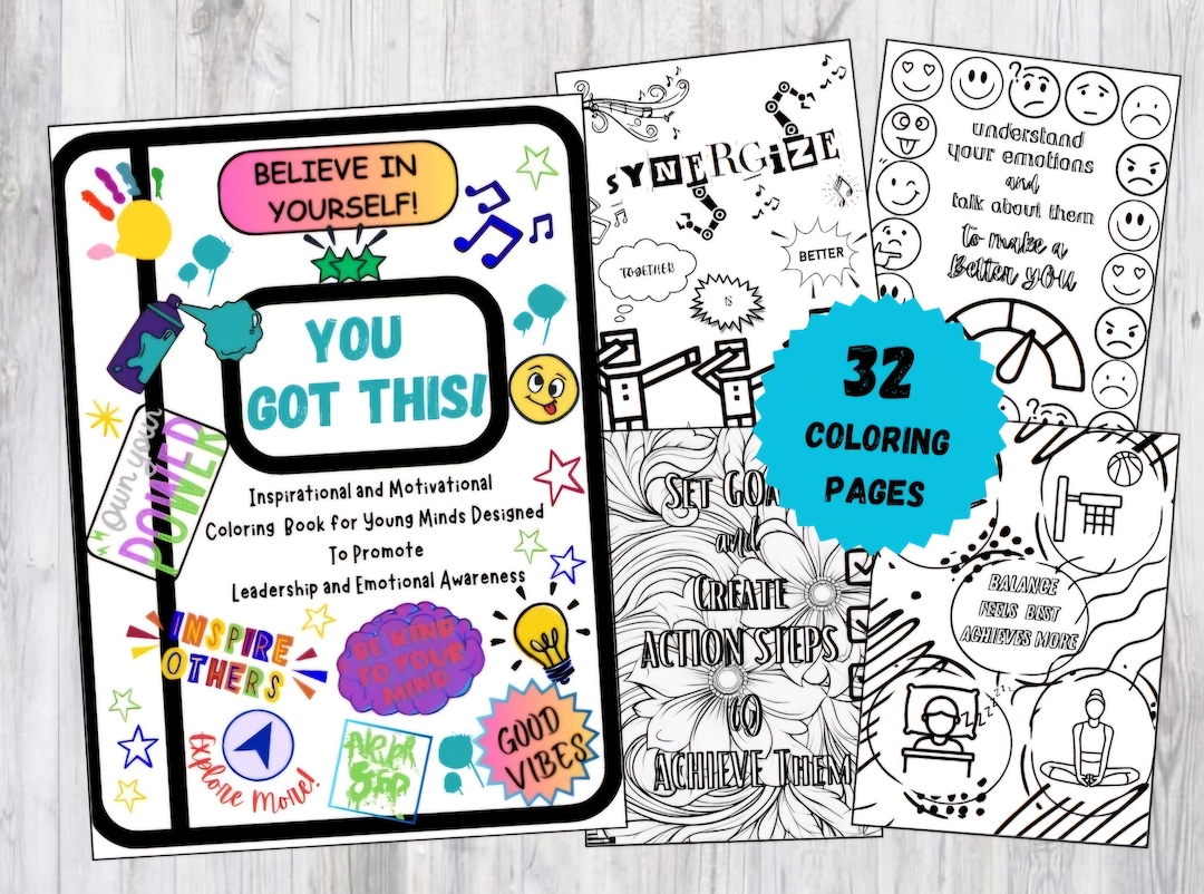 You Got This! Kids Coloring Book | Leadership & Self-awareness Skills ...