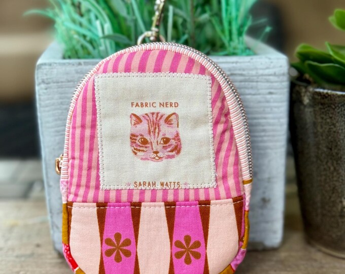 Handmade Miniature Backpack Coin Cardholder With Ruby Star Society Ten ...