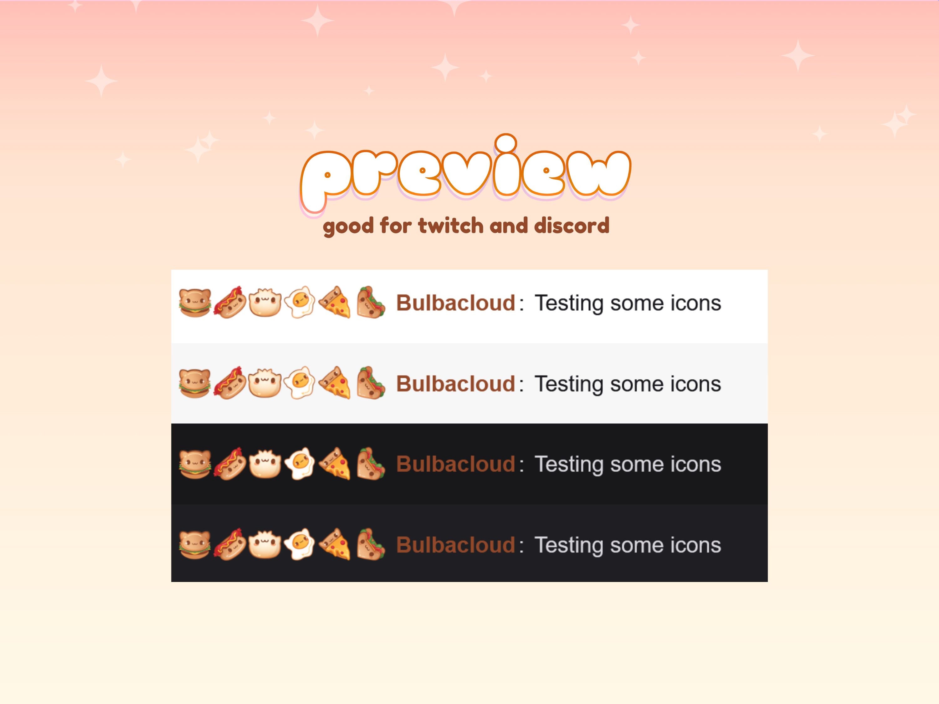 Kitty Savoury Sub Badges for Twitch/youtube/discord | Stream Badges ...