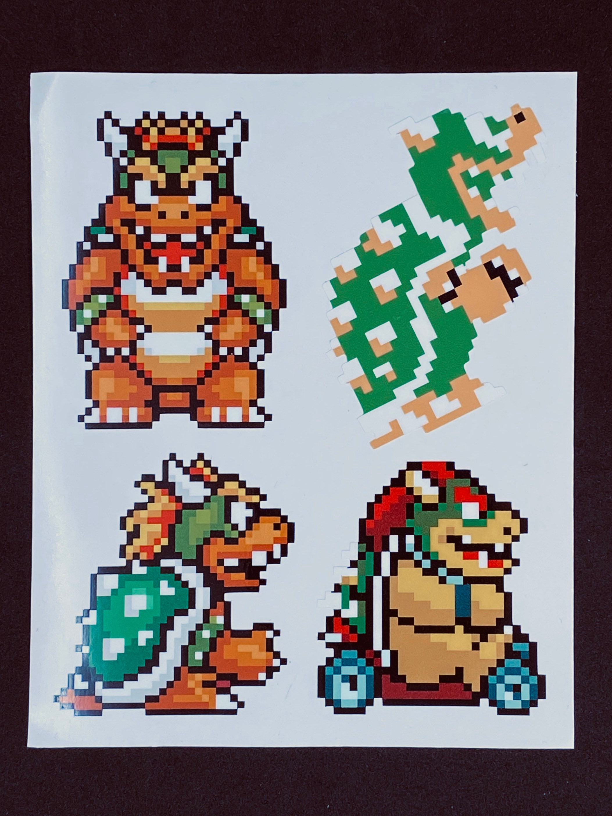 8 Bit Bowser Grid