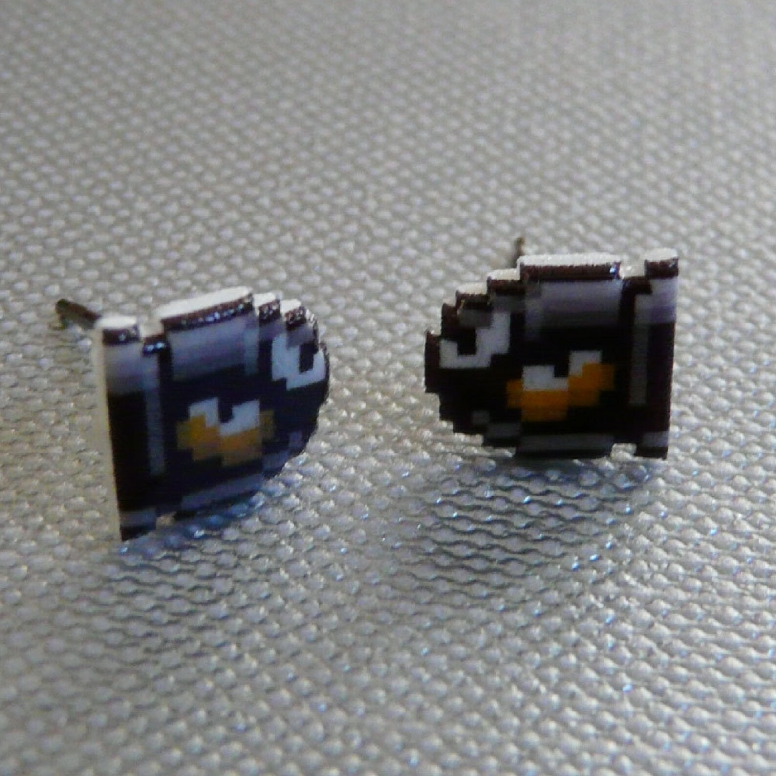 Bowser's Cannon - Super Mario 3 Bullet Bill Earrings - Etsy