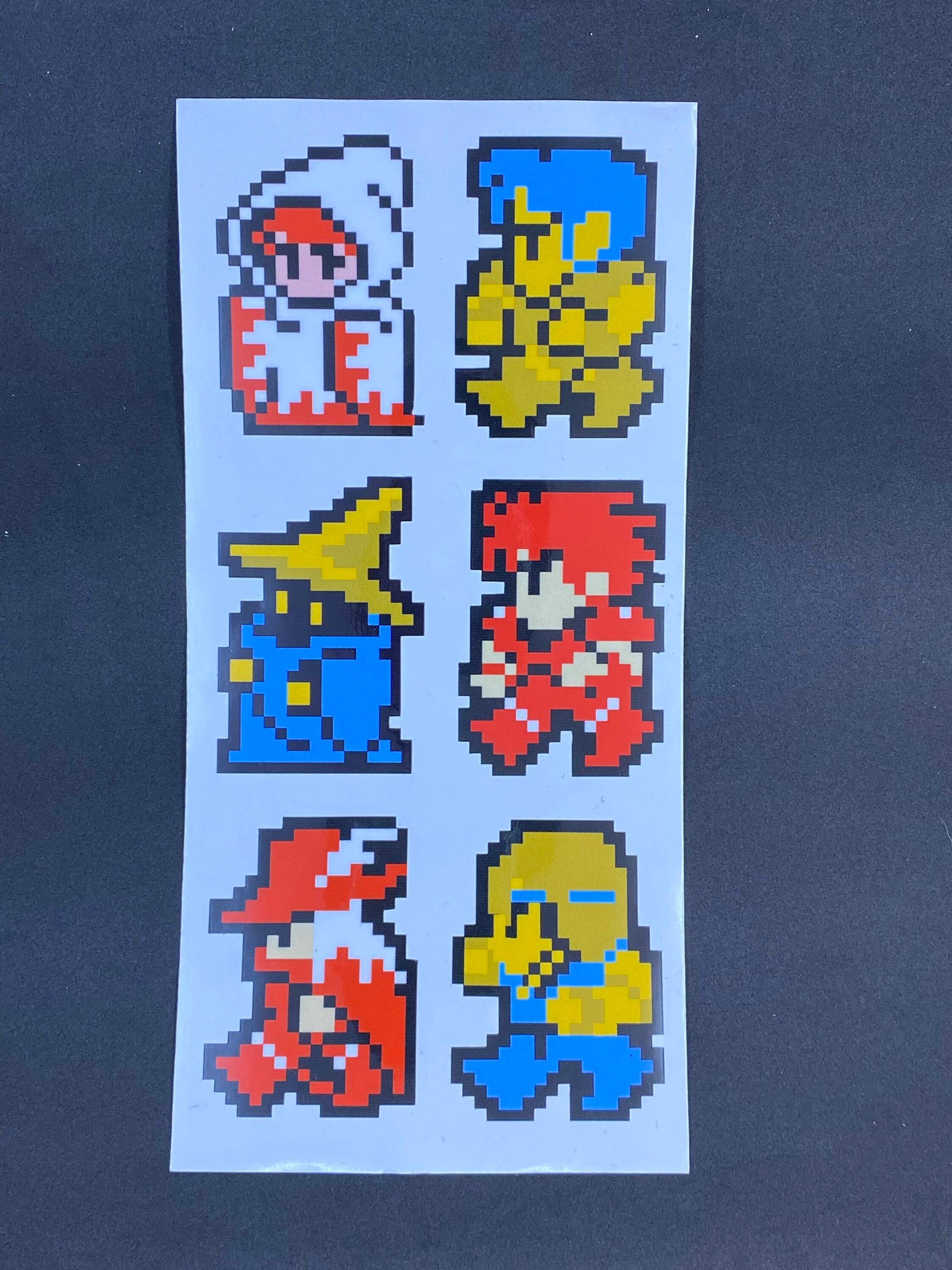 Final Fantasy Mages Pixelated Sticker Pack // Video Game Stickers ...