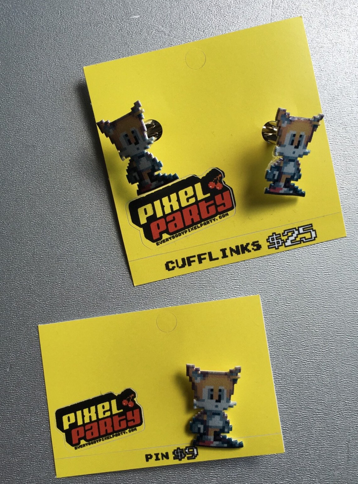 Tails - Sonic the Hedgehog Cufflinks - Etsy