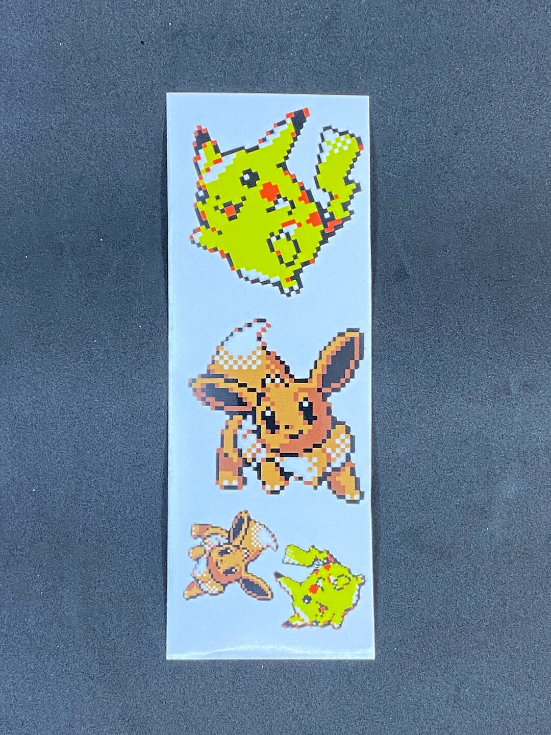 Pokemon Eevee and Pikachu Pixelated Sticker Pack // Pokemon Stickers ...
