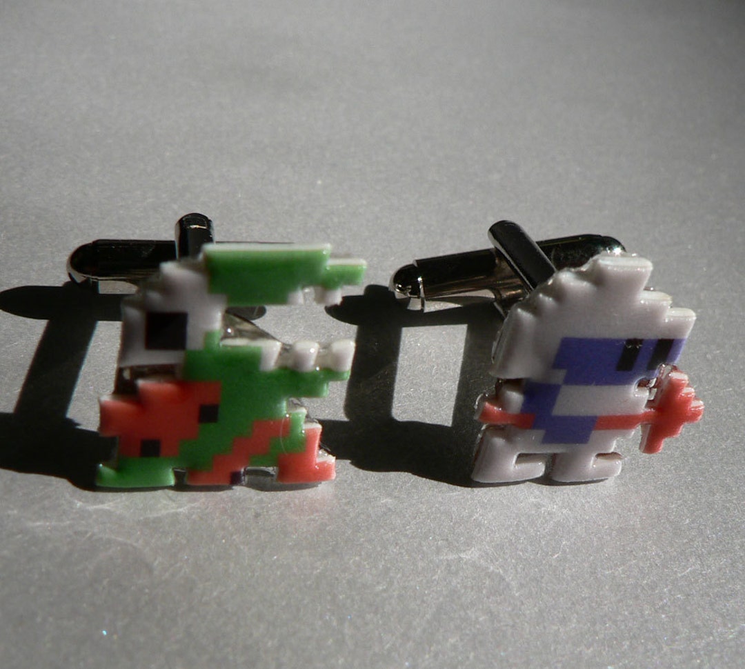Dig Dug Cufflinks // Video Game Cufflinks // Geek Wedding Cufflinks ...