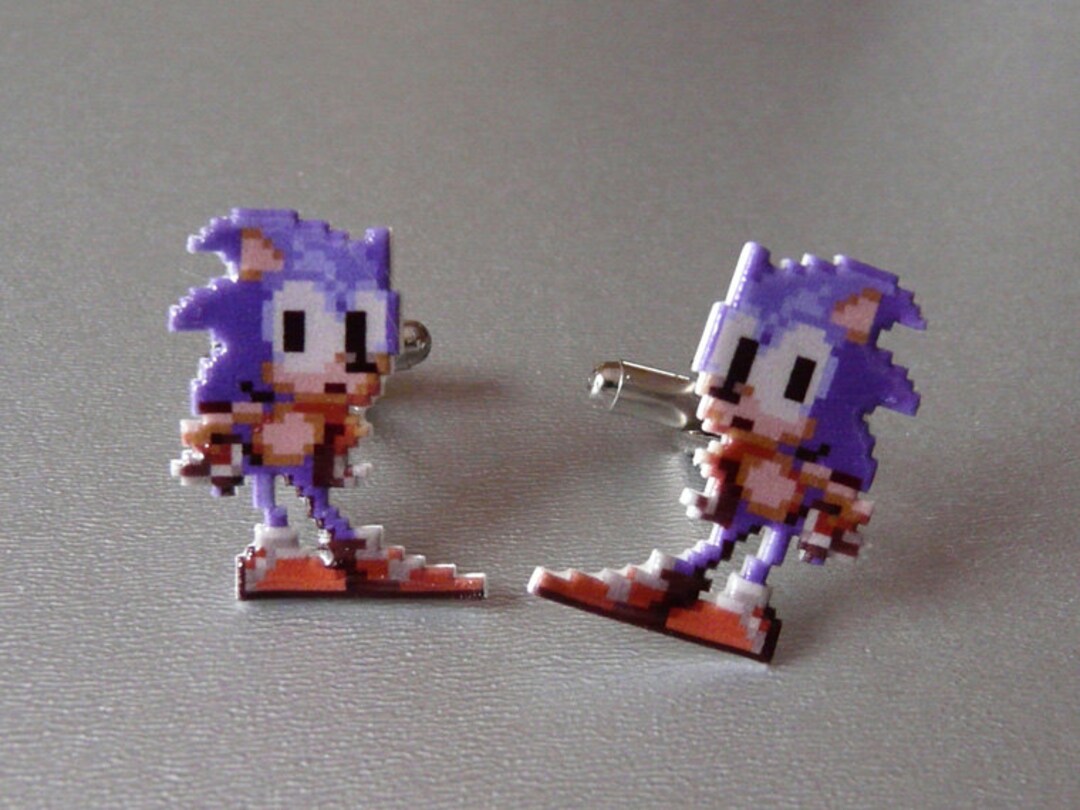 Sonic the Hedgehog Cufflinks // Video Game Cufflinks // Geek Wedding ...