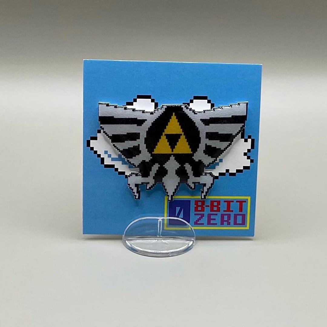 Legend of Zelda Pin // Crest of Hyrule // Triforce // Pixel Tie Tack ...