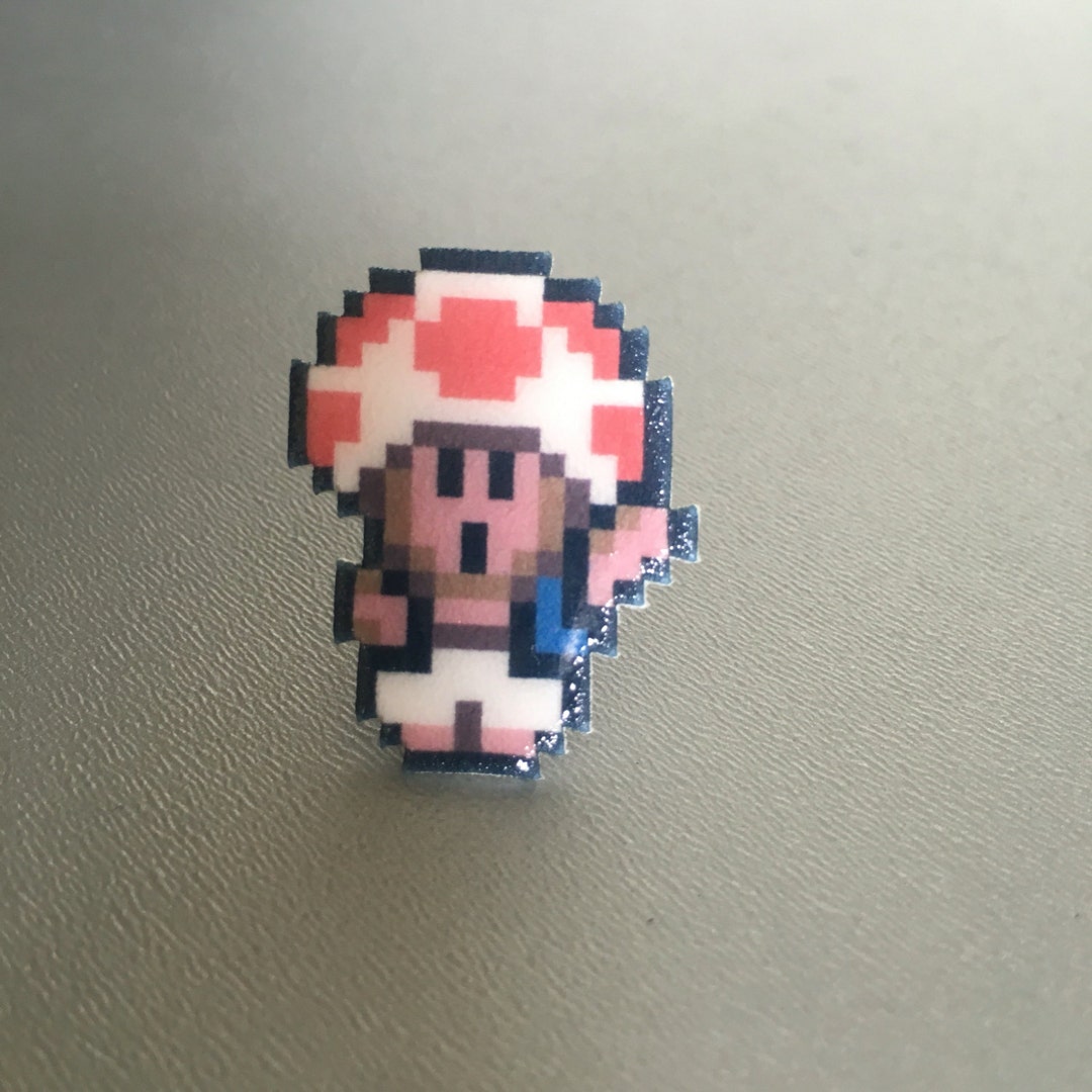 Toad Wario's Woods / Super Mario Pin // Nintendo Hat Pin // Tie Tack ...
