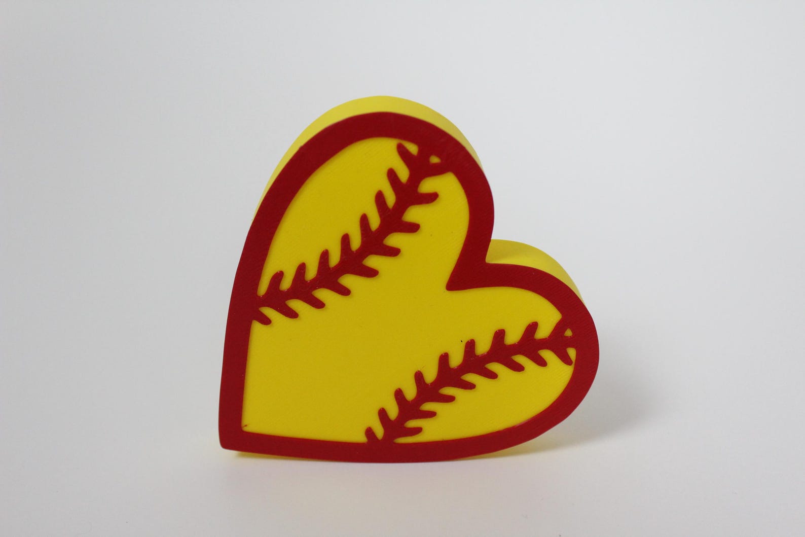 Sports Ball Heart Decor: Football, Basketball, Baseball - Etsy