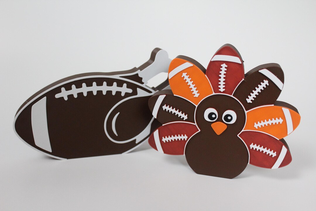 Football Inspired Thanksgiving Turkeys - Etsy