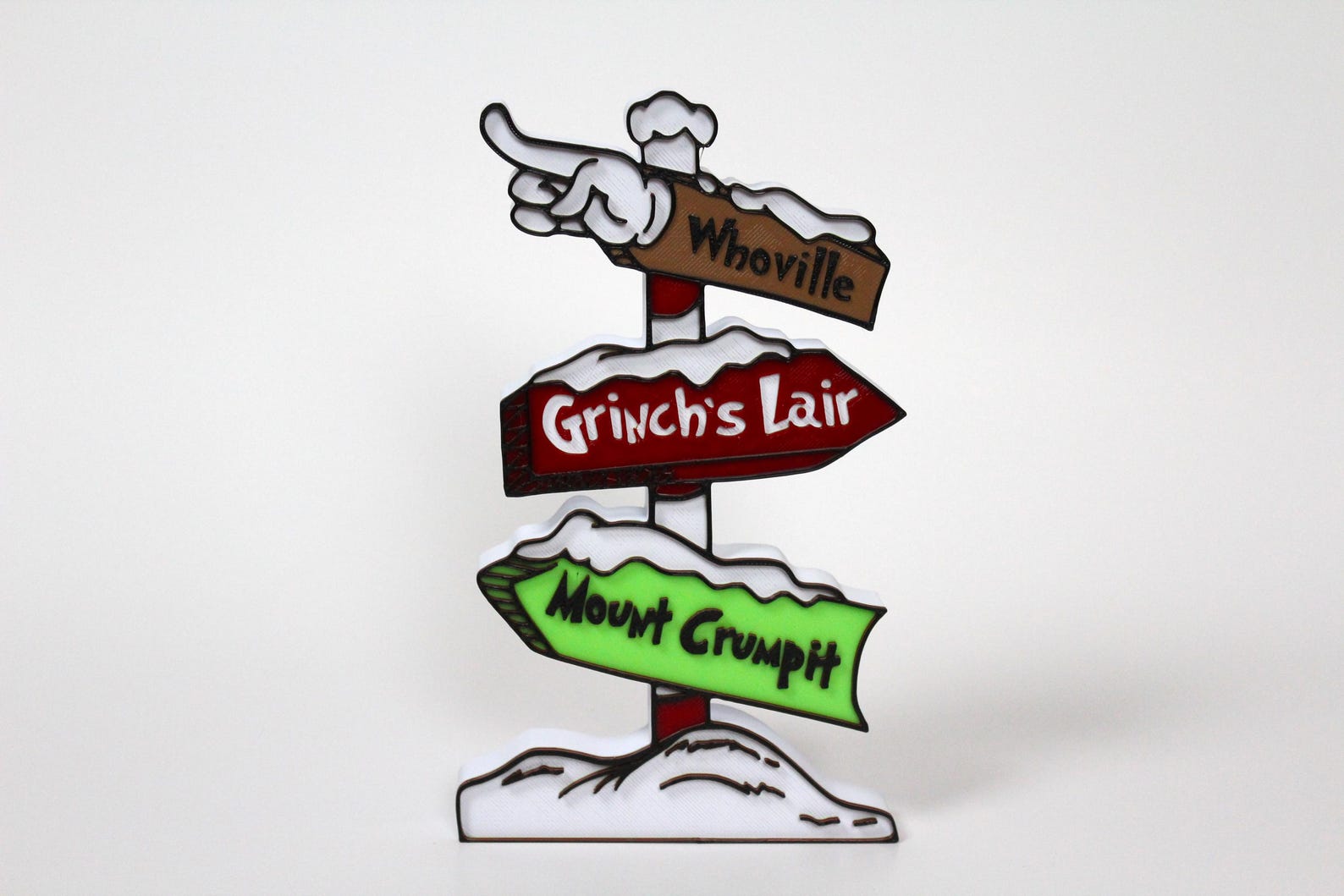 Holiday Direction Sign – Grnch’s Lair, Whovill & Mount Crumpit – Funny ...