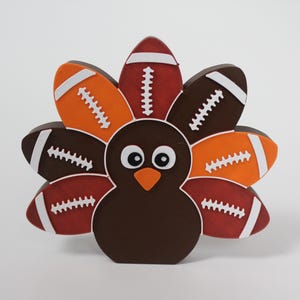 Football Inspired Thanksgiving Turkeys - Etsy