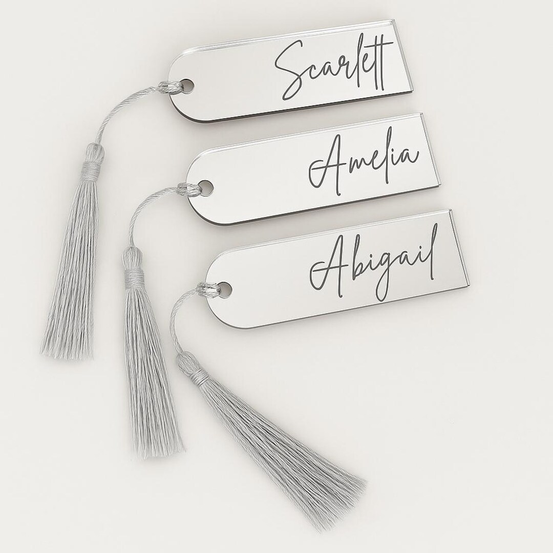 Personalised Acrylic Place Names, Wedding Place Card, Table Place Name ...
