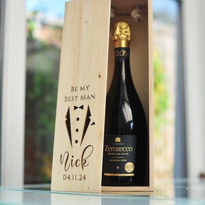 Engraved Wine Box, Wine Box With Personal Message, Personalised Wine ...