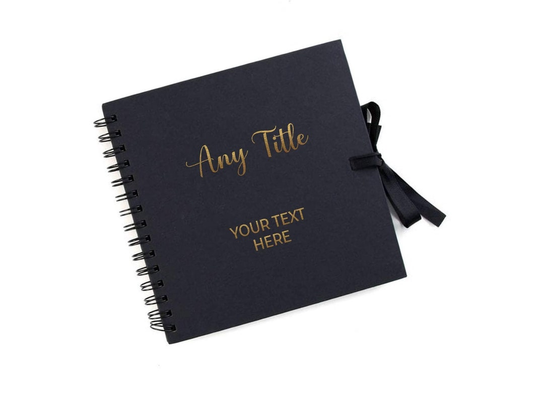 Personalised Scrap Book | Custom Craftbook | Spiral-bound Scrapbook ...