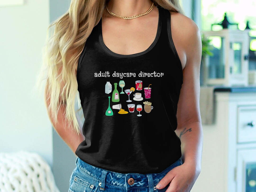 Bartender Tank Top, Fun Drink Graphics, Party Wear, Barista Outfit ...