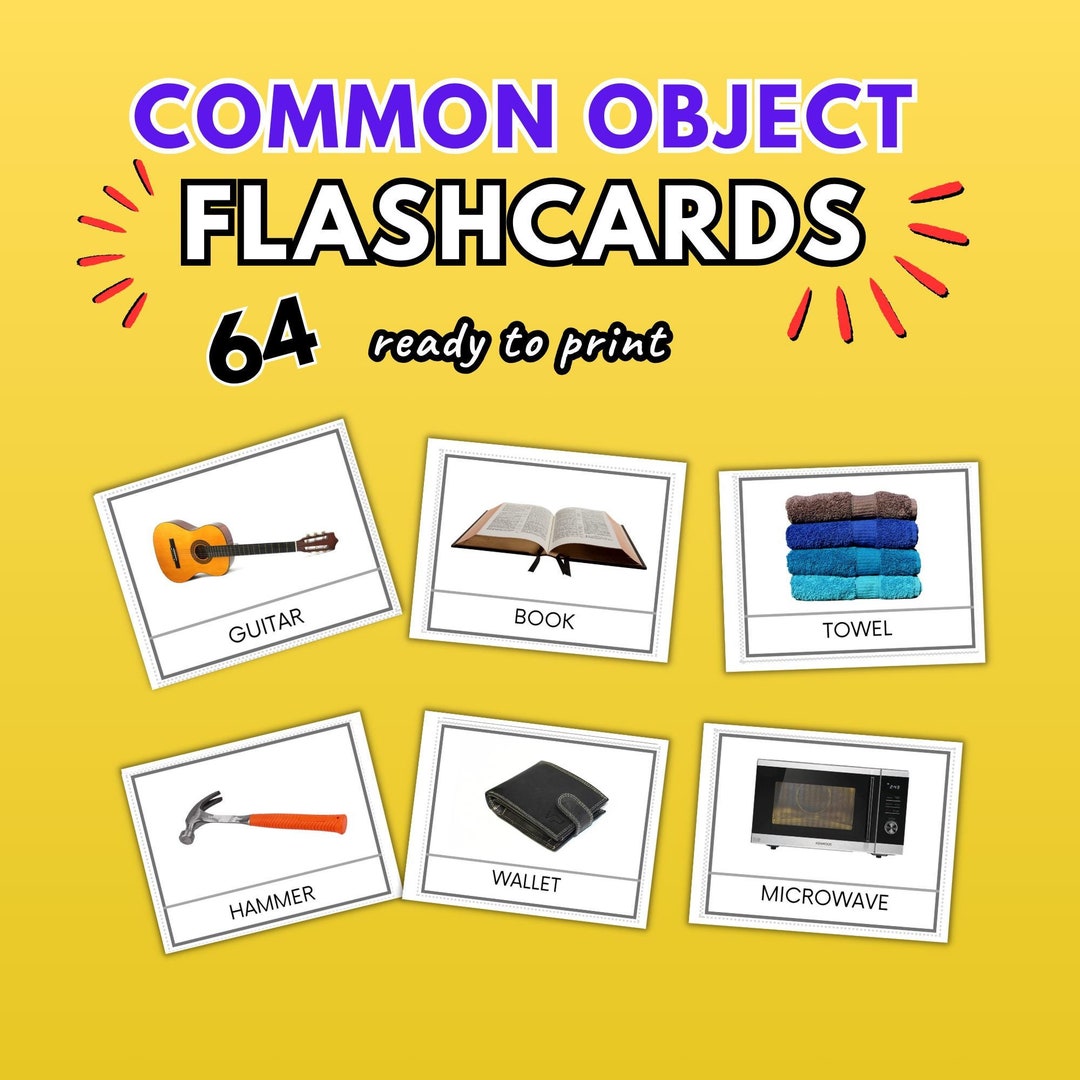Common Object Flash Cards, Stroke Recovery Worksheets, Dementia Games ...